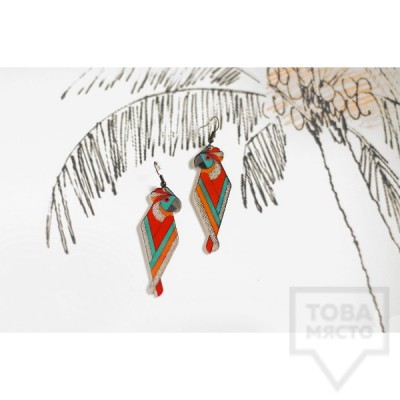 Дизайнерски обеци Mihha - Parrots на цена ★15.00лв.★ - Товамясто.com